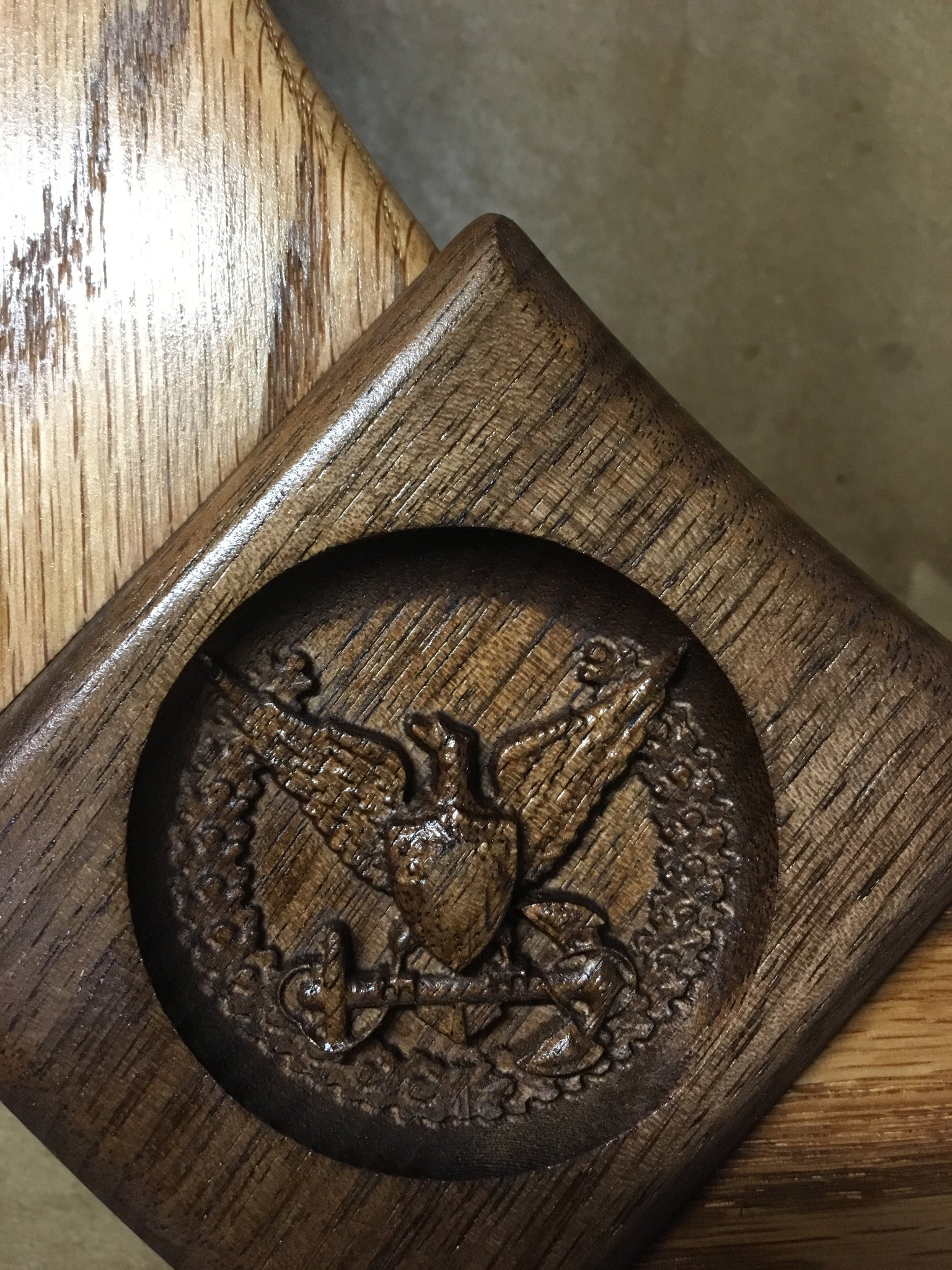 Life Ring Shadow Box Surfman Shadow Box Walnut 3D Trim (add on) – With ...