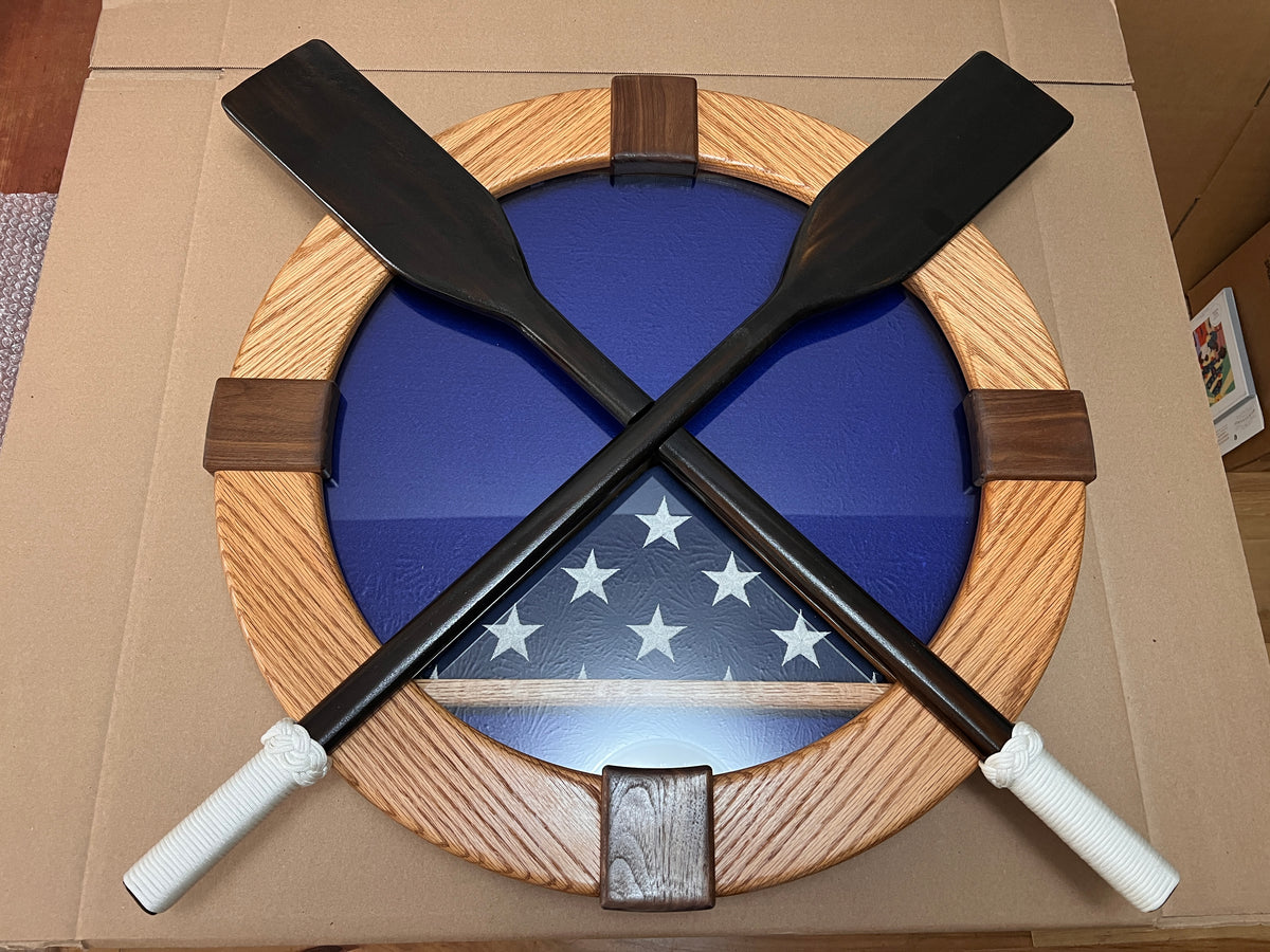 Coast Guard Surfman Shadow Box. – With The Grain Woodworking CNC