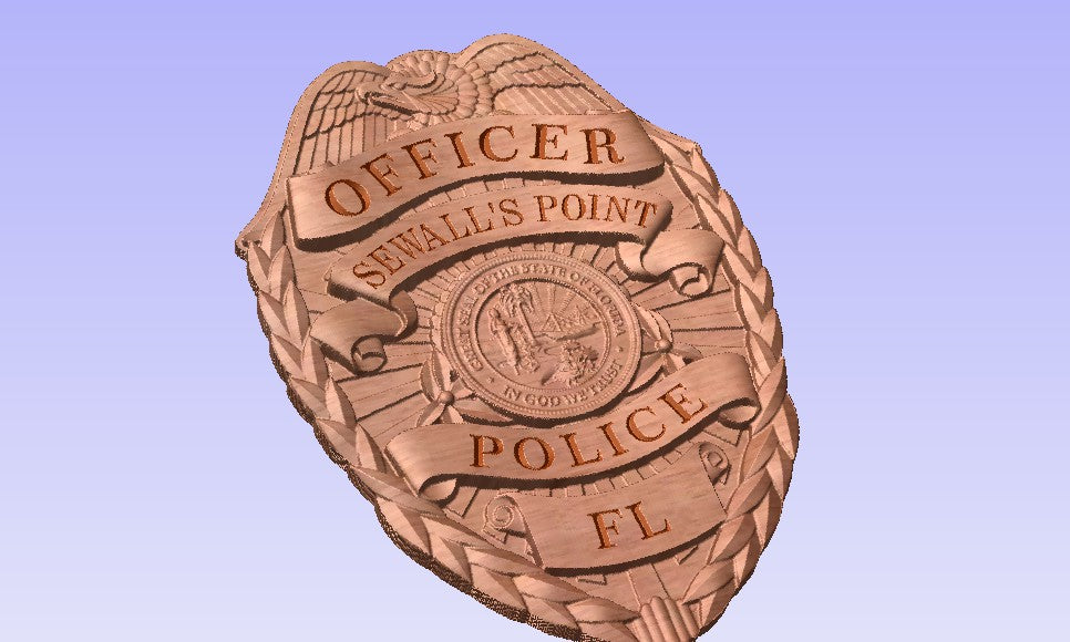 Sewall's Point Florida Police Department Badge – With The Grain ...