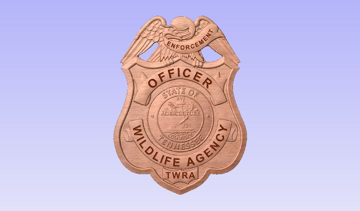 Tennessee Wildlife Resource Agency TWRA Game Warden Badge – With The ...